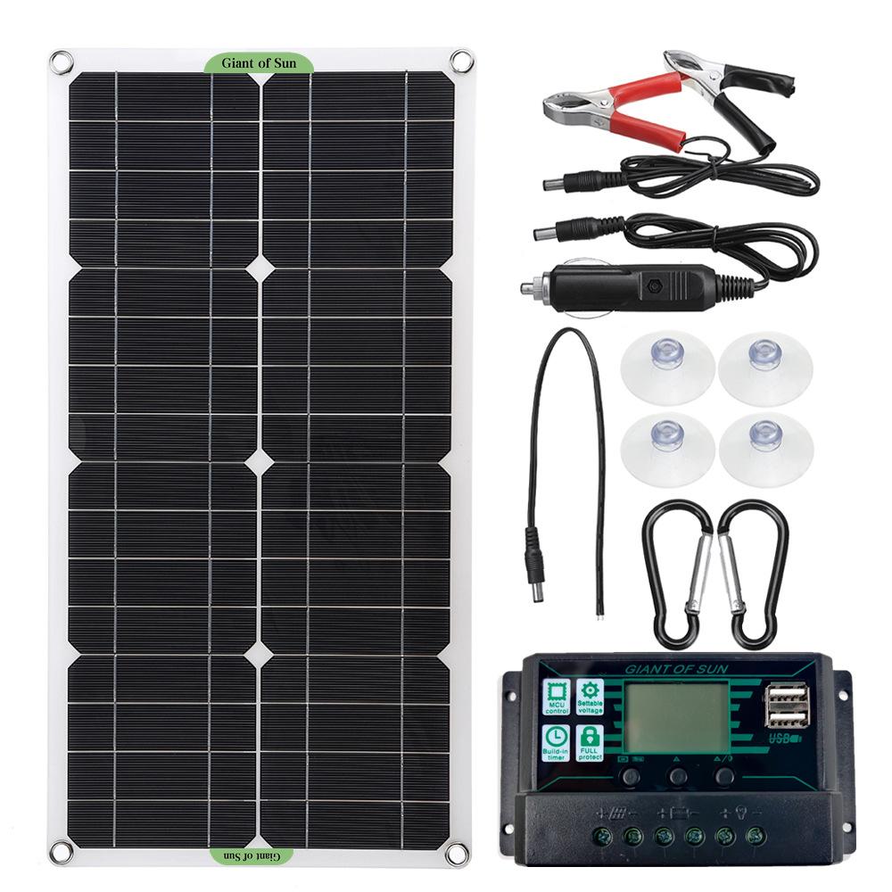 Buy 100W Solar Panel Kits with Controller Solar Cell for Car Yacht ...