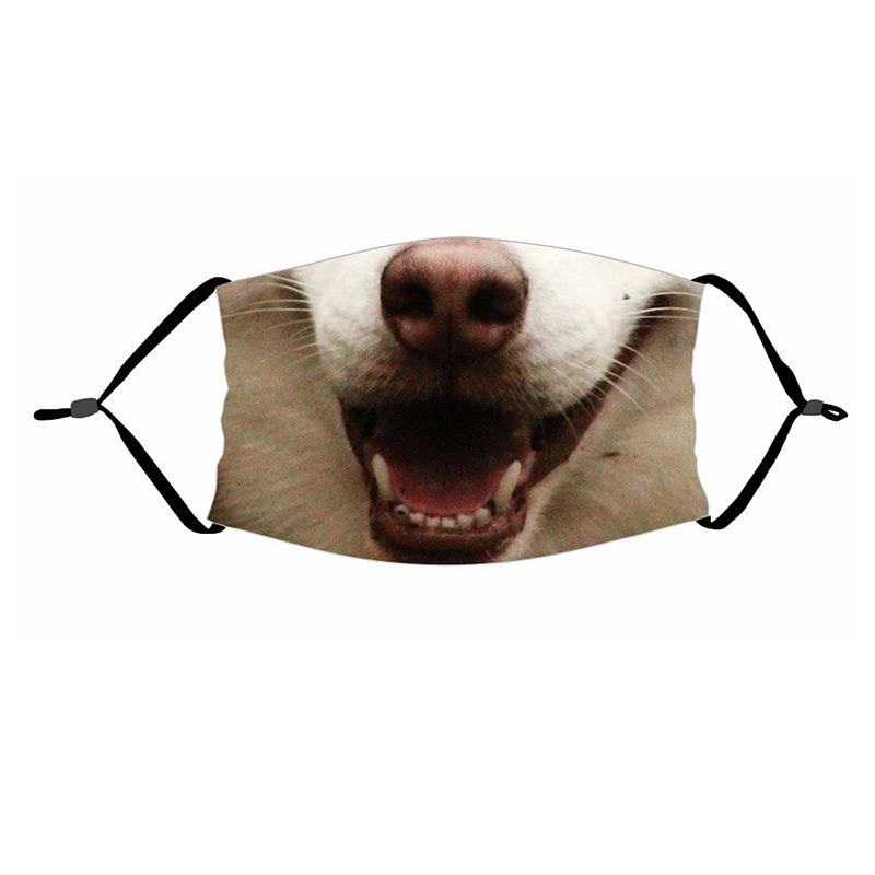 Buy Funny Animal Face Masks Protective Washable Breathable Reusable ...