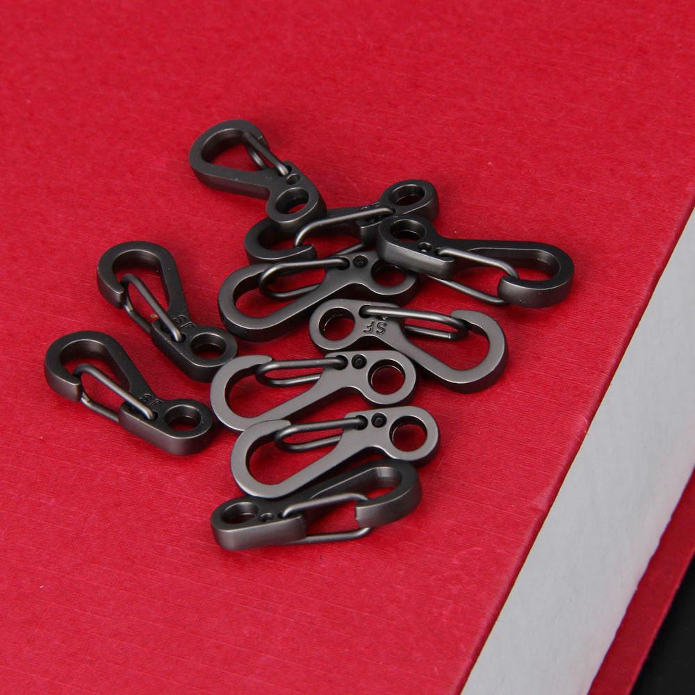 10PCS Mini Carabiner Keychain Tactical Survival Equipment ...