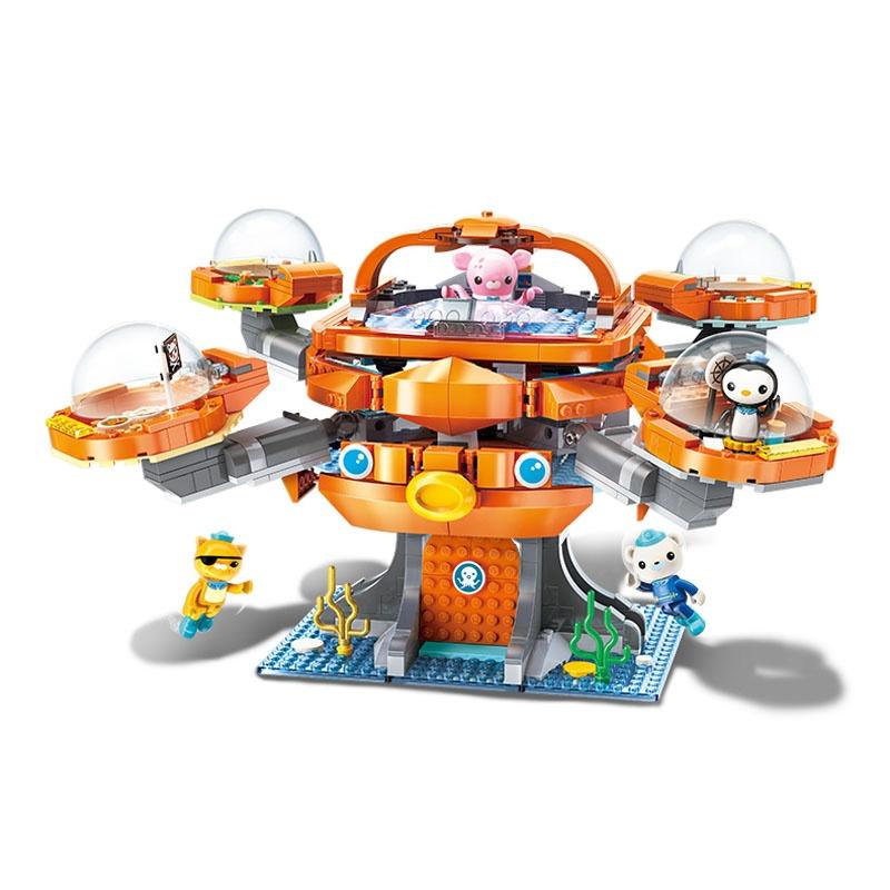 Buy 698PCS Octonauts Block Octo-Pod Octopod Playset & Barnacles Kwazii ...