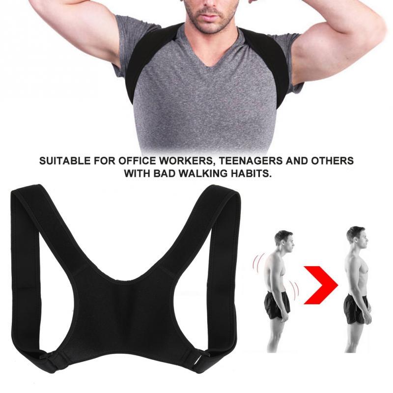 Buy Adjustable Back Shoulder Correction Band Hunchback Corrector ...