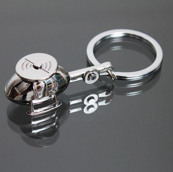Buy 3D Rotating Plane Helicopter Keyring Keychain Purse Handbag Keyfob ...