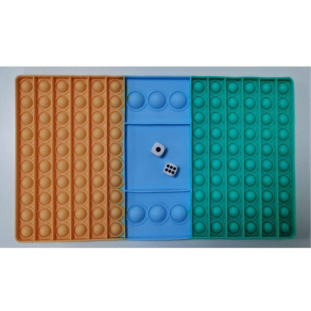 Cheap Popp it Grande Game Rainbow Chess Board Push Bubble Popper PoppIt ...