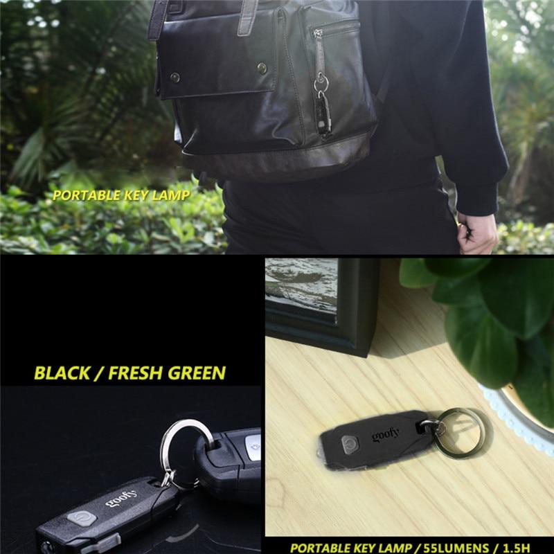 Buy 1 Pcs Mini LED Flashlight Keychain USB Rechargeable Portable 50LM ...