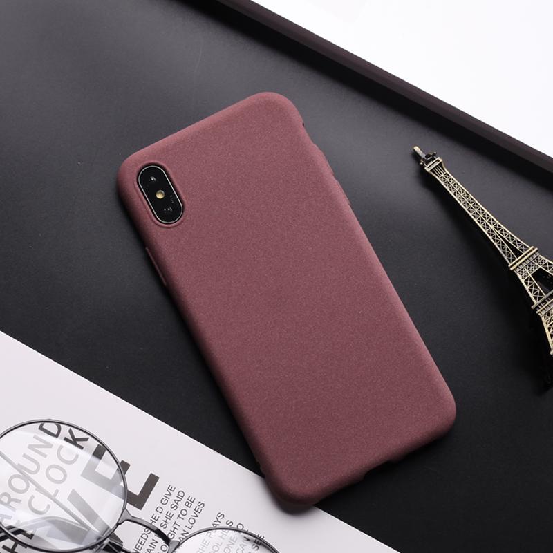 Buy Ultra Thin Matte Soft TPU Silicone Solid Color Case Cover For ...