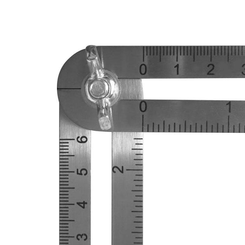 Stainless steel Adjustable Four-Sided Folding Measuring Tool Multi ...