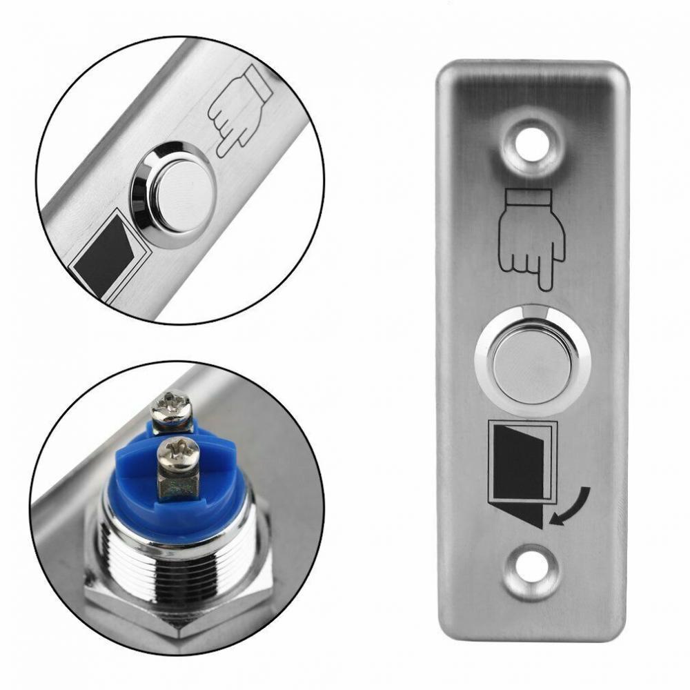 Buy Stainless Steel Door Exit Push Release Button Switch For Access ...