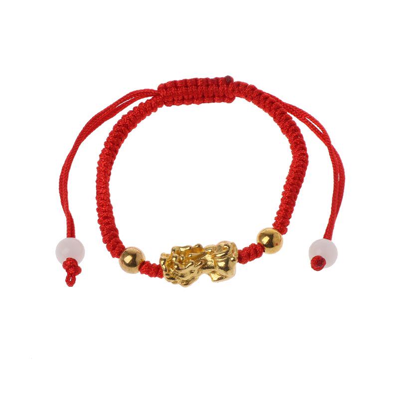 Cheap Chinese Feng Shui Pi Xiu Kabbalah Red String Bracelet Evil Eye ...