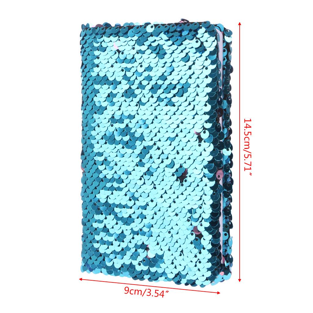 Buy 78 Sheets Creative Sequins Notebook Notepad Glitter Diary Memos ...