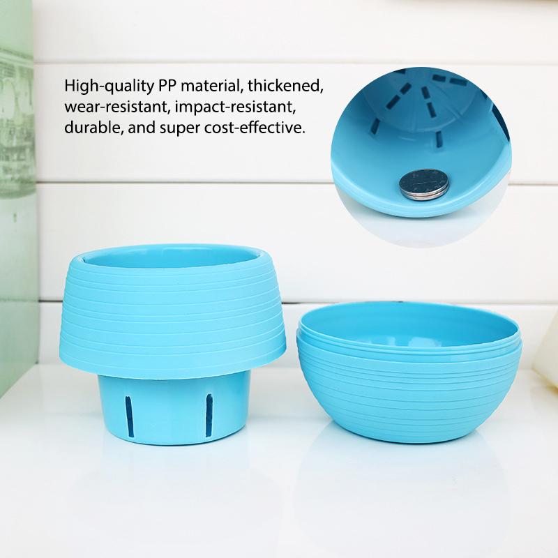Satın alın 7*7Cm Mini Plant Flower Pot Automatic Lazy Water Absorbing ...