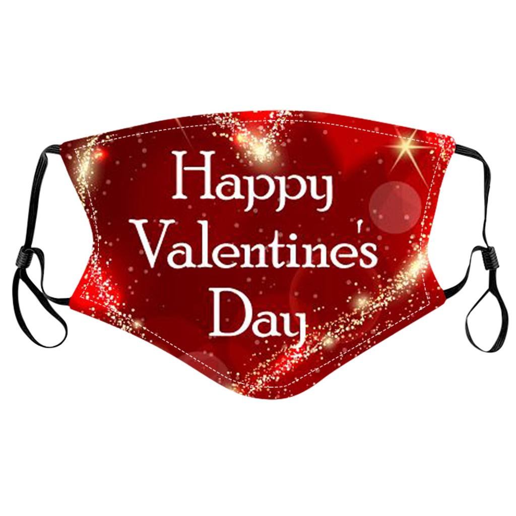 Buy [MMS] 1PC Unisex Happy Valentine's Day Reusable Washable Safe ...