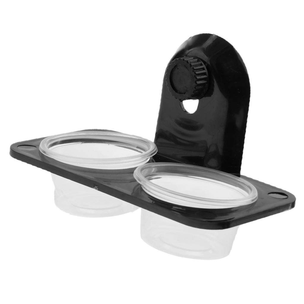 Buy Dual Reptile Feeding Bowl Screw Food & Water Dish For Gecko, Lizard ...
