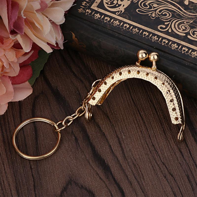 Arch Purse Frame Kiss Clasp Keyring Key Chain Bag Making Lock Clip DIY ...