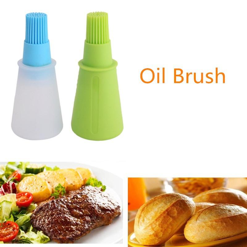 Buy Kitchen Silicone Honey Oil Brush Bottle Cooking Baking Pancake BBQ ...