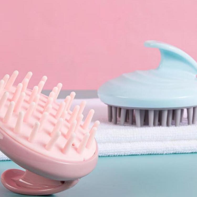 Buy Comb Shampoo Artifact Massage Head Shampoo Comb Silicone Brush ...