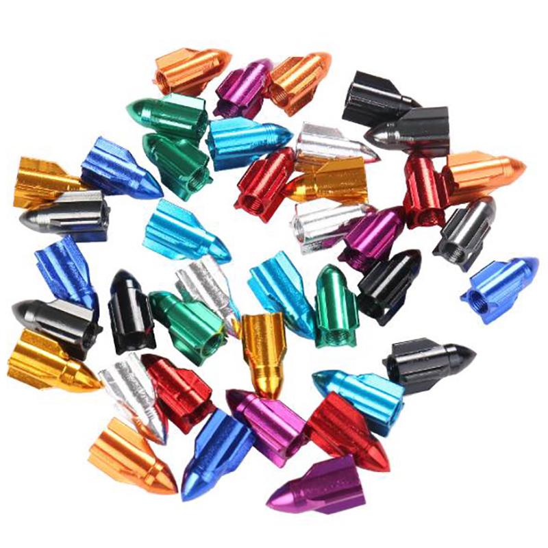 4PCS Rocket Design Cover Tire Rim Valve Wheel Stem Caps Motorcycle ...