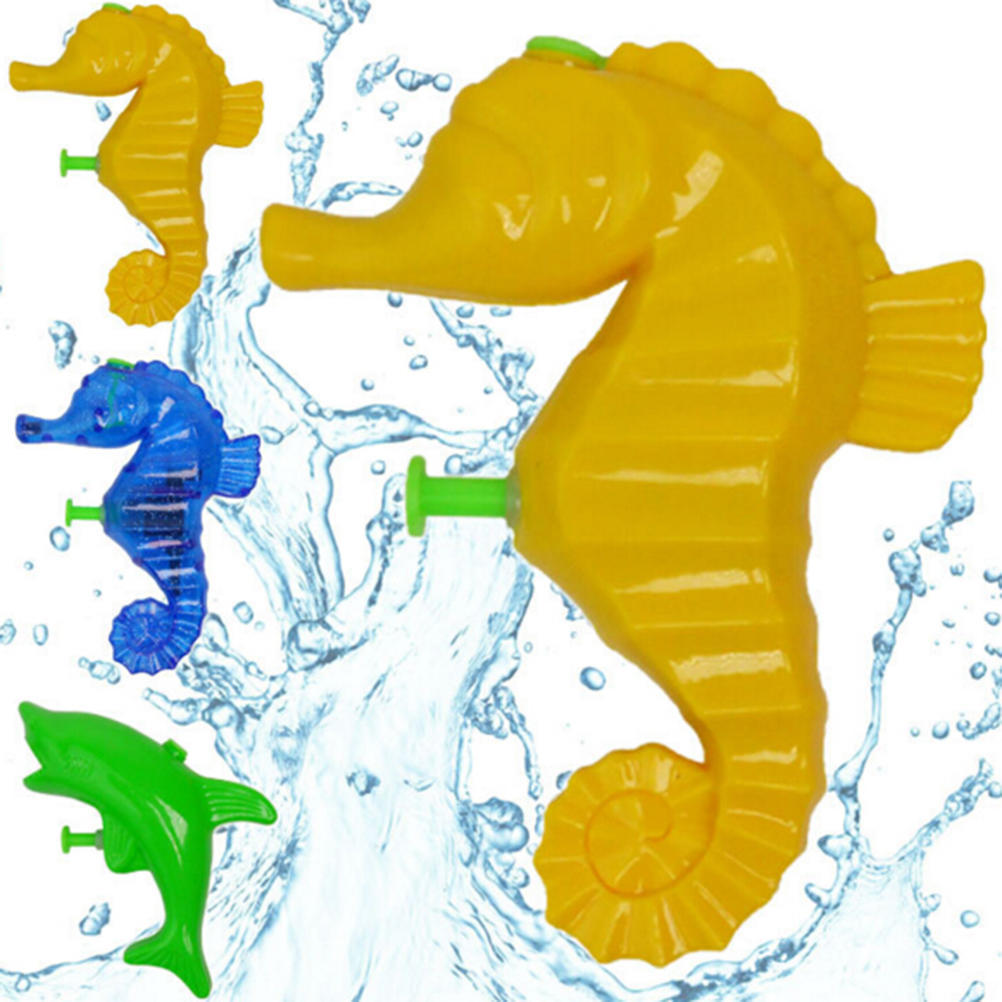 1Pcs Seahorse Baby Animal Water Gun Children Plastic Toys Mini Small ...
