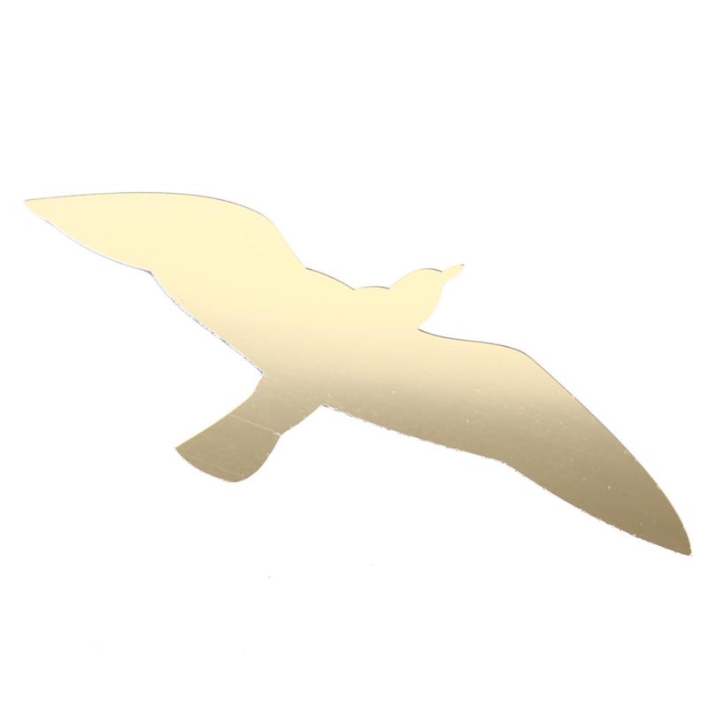 Buy 3D Wall Stickers Seagull Combination Mirror Effect Wallpaper Living ...