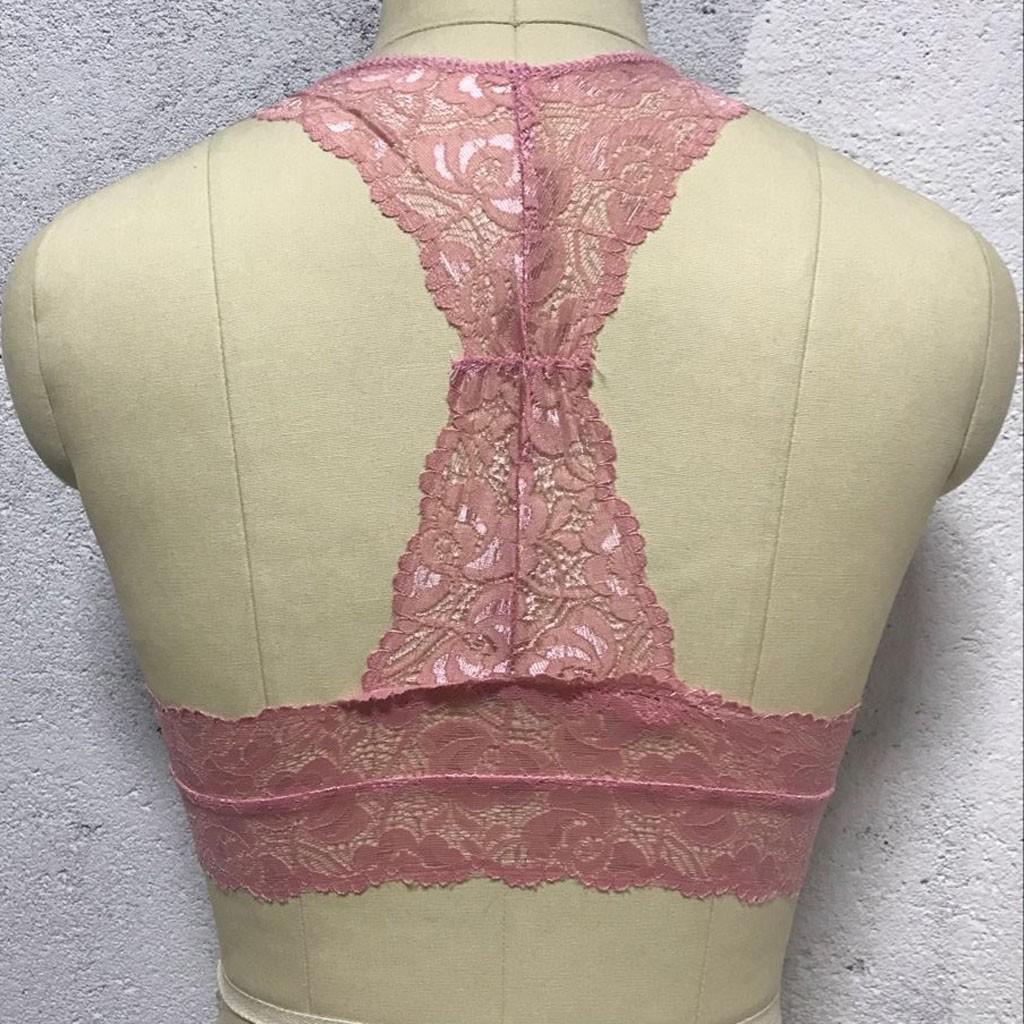 Buy Jp 6Pcs Women Oversize Vest Sexy Lace Bra V-Neck Lingerie Seamless ...