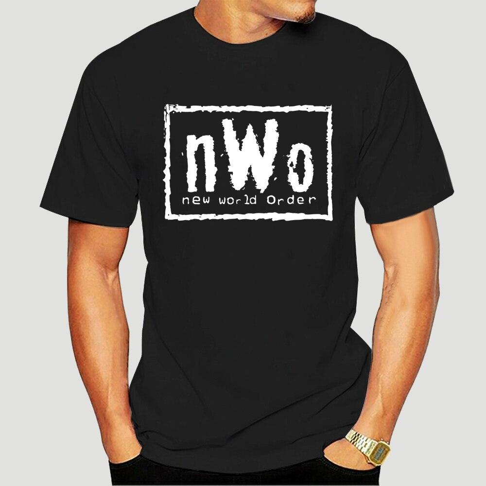 Buy Adult Mens Nwo World Order Logo Wrestling Black Short Sleeve T ...