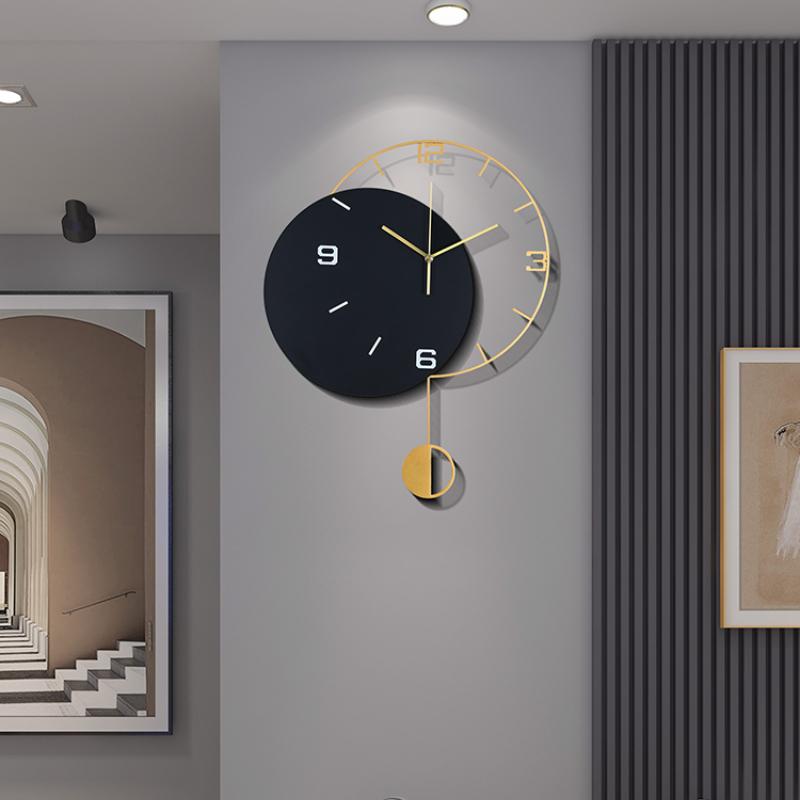 Cheap Home Luxury Living Room Art Wall Clock Creative Simple Wall ...