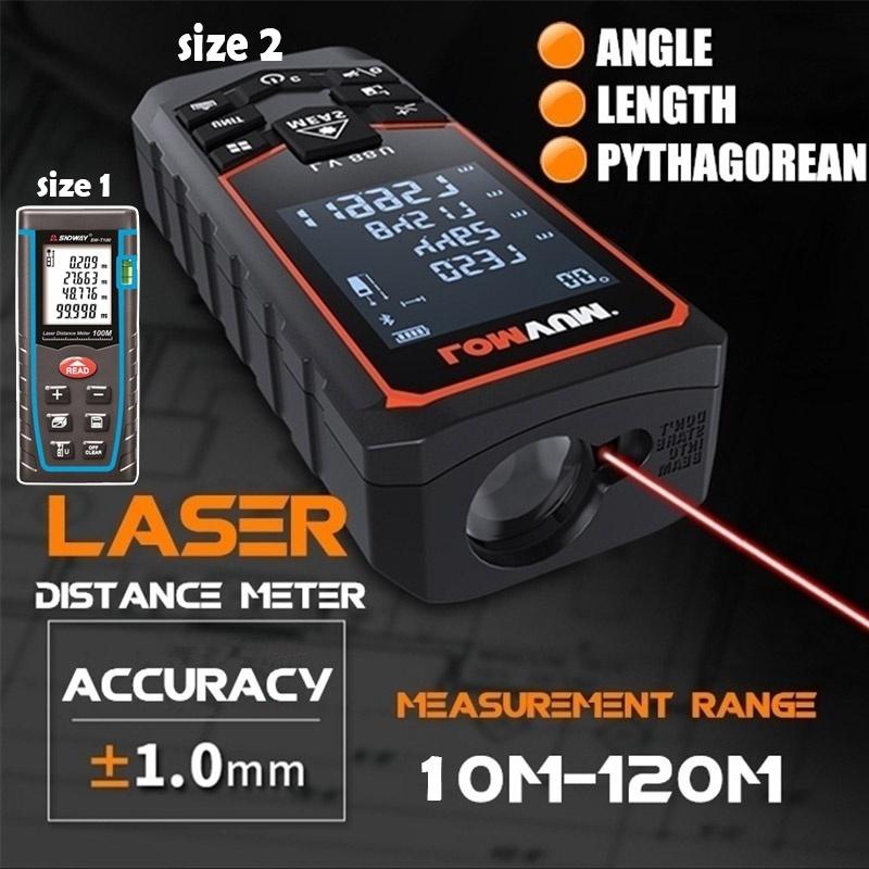 Buy Laser Distance Meter USB Rechargeable Digital Laser Rangefinder ...
