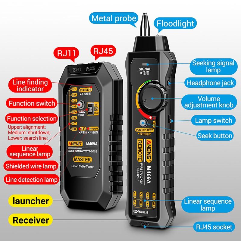 Cheap Multi-functional Handheld Wire Tester Tracker Line Finder Cable ...
