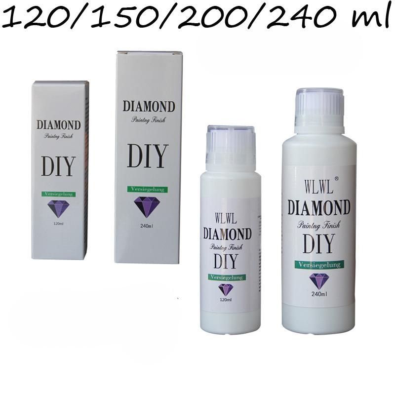 120/150/200/240ml Diamond Painting Sealer Glue Fast-Drying Fixed ...