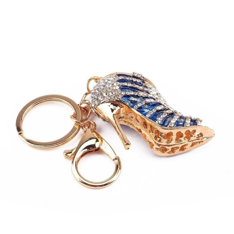 Buy Fashion High Heel Shoe Pendant Bag Car Phone Keychain Key Ring at ...