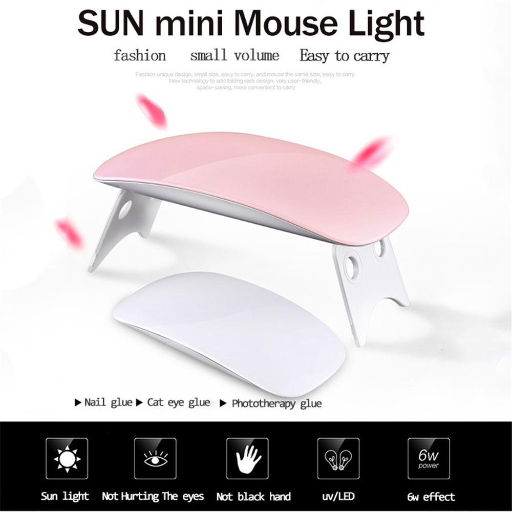 Buy Portable 6W Mini UV LED Lamp USB Charging Gel Polish Curing Machine Nail Dryer at affordable ...