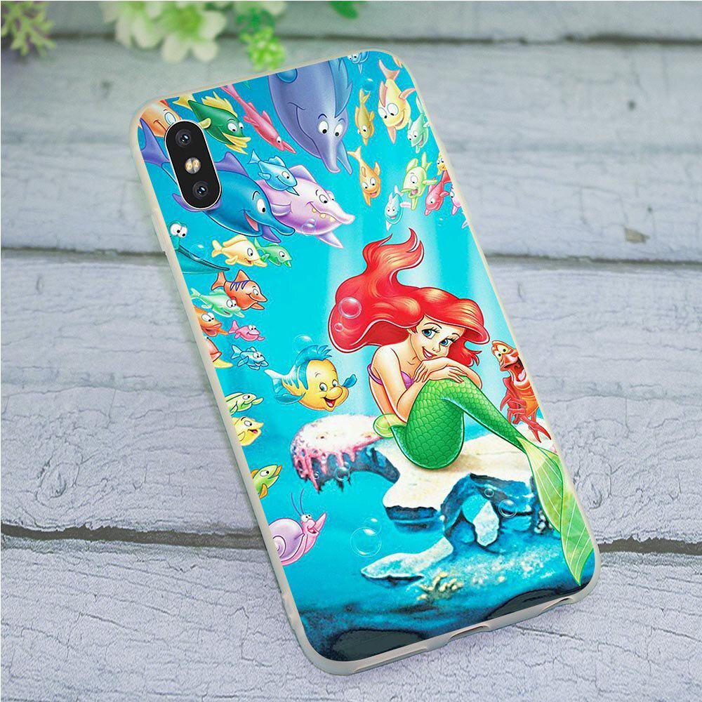 Mermaid Phone Cover for iPhone 7 Plus Case XR Xs Max X 8 6 6S 5S 5 SE ...