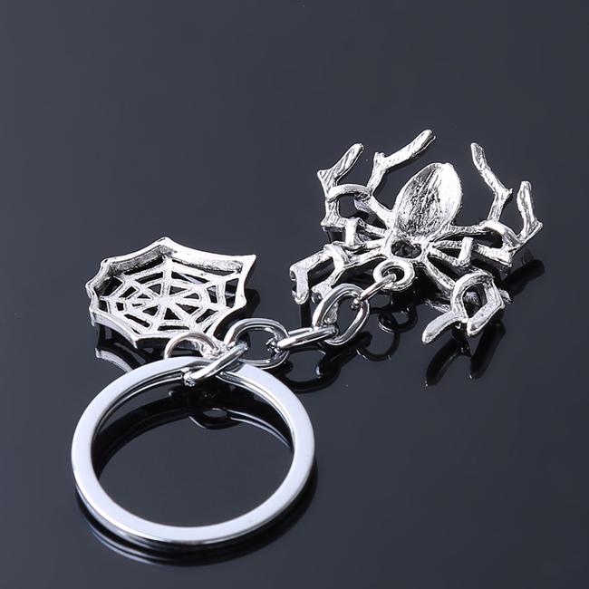 Buy Halloween Holiday Gothic Horror Spider Web Spooky Pendant Keychain ...
