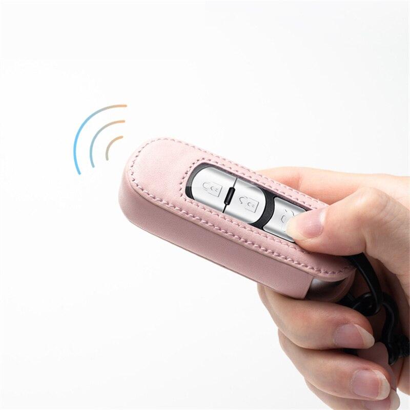 Buy Remote Leather Car Key Case Cover for Mazda 2 3 6 Axela Atenza CX-5 ...