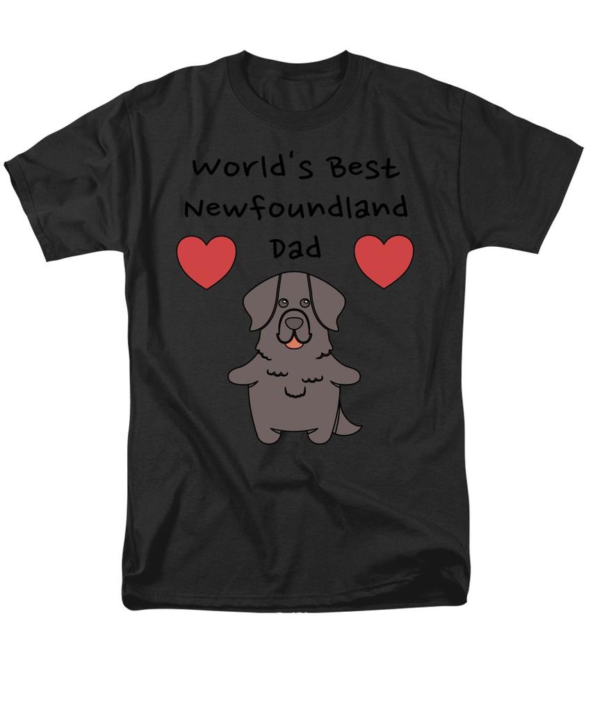Buy Men Premium Cotton worlds best newfoundland Print Tees Funny ...