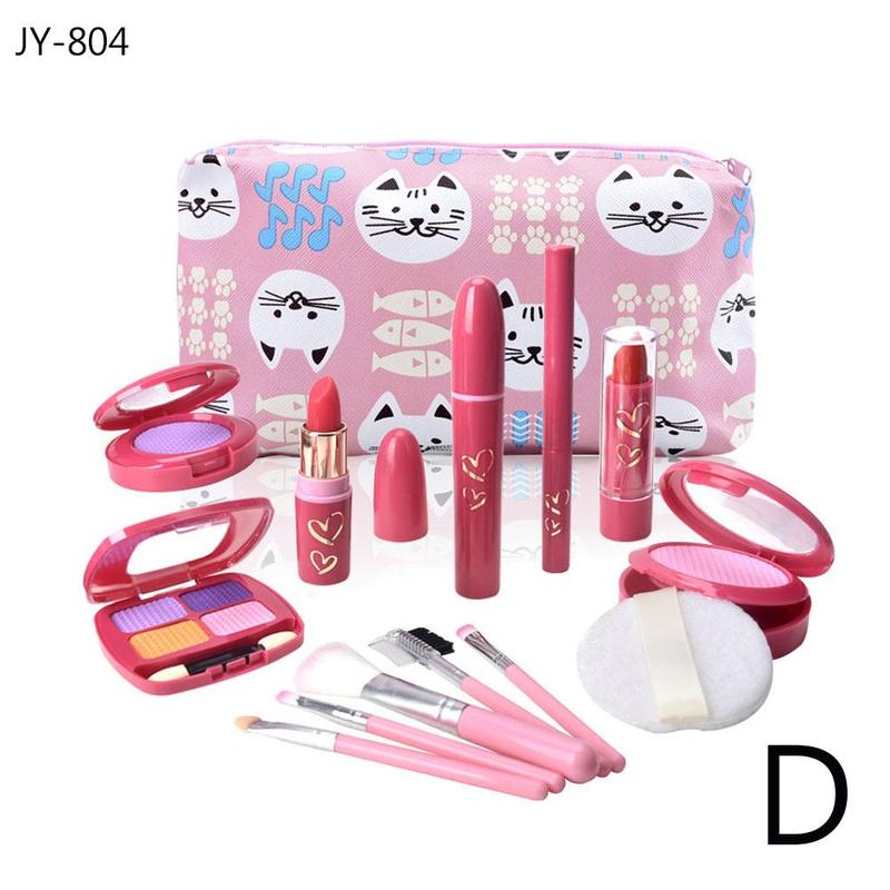 Kids Pretend Play Make Up Toys Girls Makeup Set Princess Cosmetics Make ...