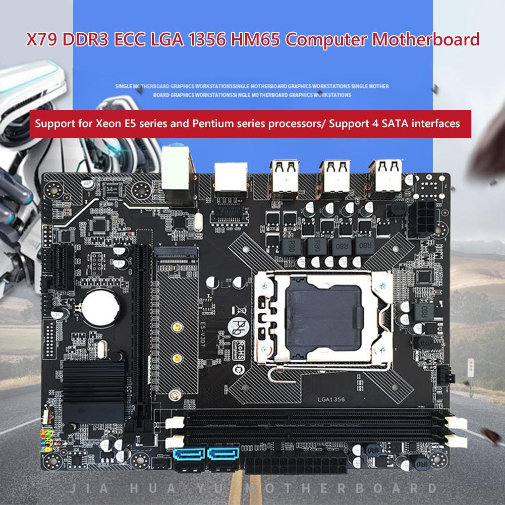 Buy X79 DDR3 ECC LGA 1356 HM65 Computer Motherboard Kit with E5 2420 V2 ...