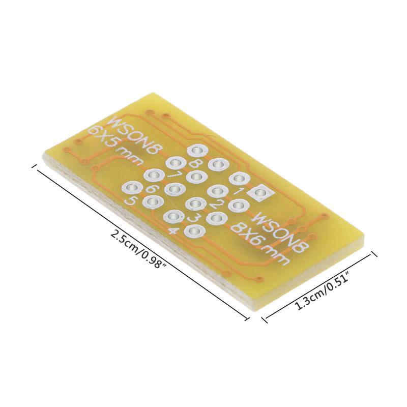 1pc 2 WSON8 To DIP8 Programmer Adapter Board QFN8/DFN8 To DIP8 & WSON8 ...