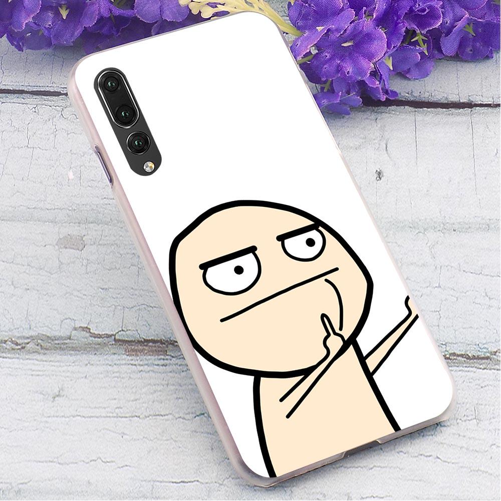 Buy Meme Face Phone Case for Huawei Honor 8X Cover 8 9 10 Lite Nova 4e ...