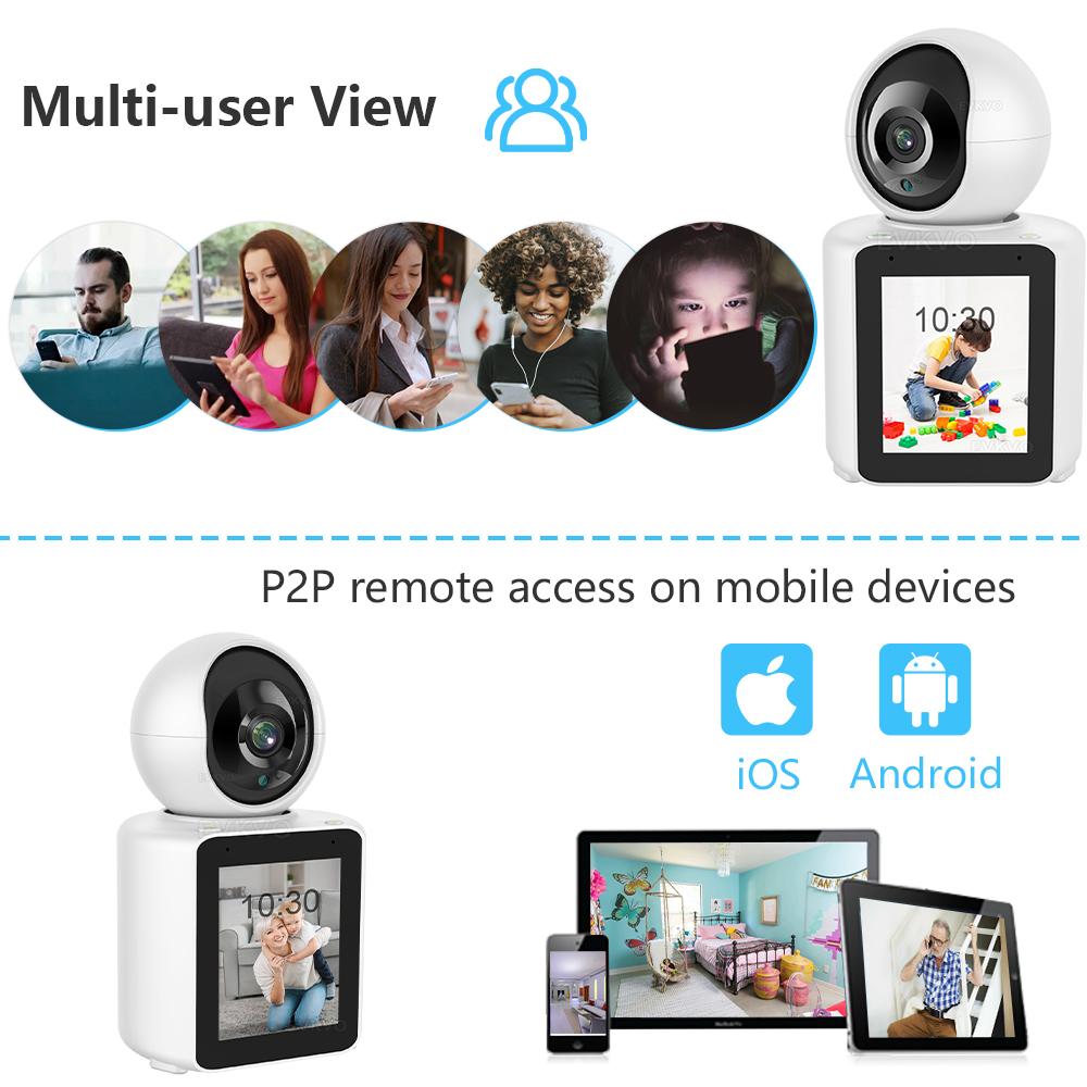 Cheap 4MP PTZ WIFI Camera Auto Tracking One Click Video Call With ...