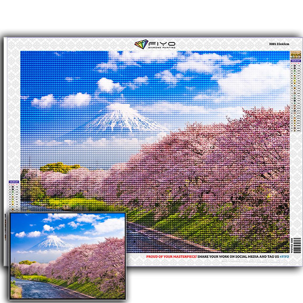 Buy 5D DIY Diamond Painting Scenery Full Circle Rhinestone Embroidery ...