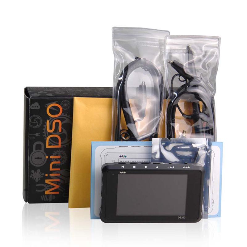 Mini Ds203 Dso 4 Channel 72Ms/S Dso203 Quad Pocket-Sized Professional ...