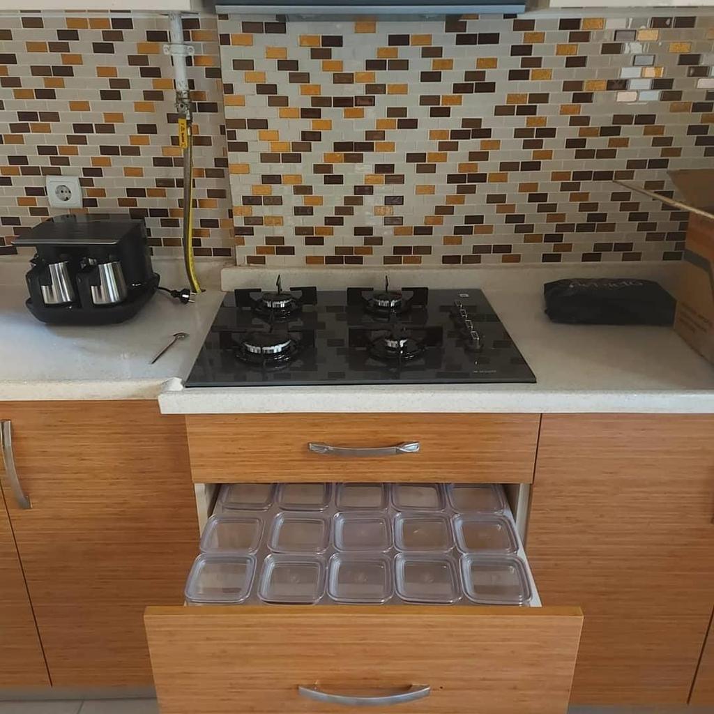 Buy 6 Pcs Sude Kitchen Food Storage Box Organizer Container Set ...