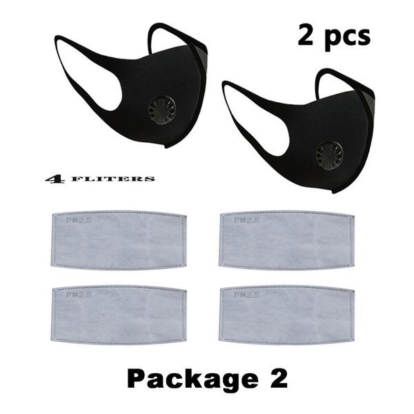 Buy KN95 Face Mask Dust Mask Anti Pollution Masks PM2.5 Activated ...