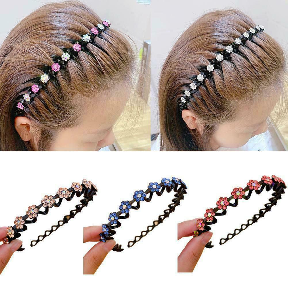 Fashion Pearl Girls Hair Bands Flower Women Hair Headband Headdress ...