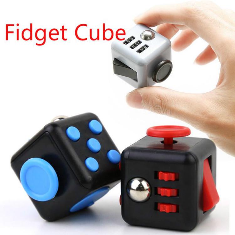 Buy Mini Fidget Cube Toy Vinyl Desk Finger Toys Squeeze Fun Stress ...