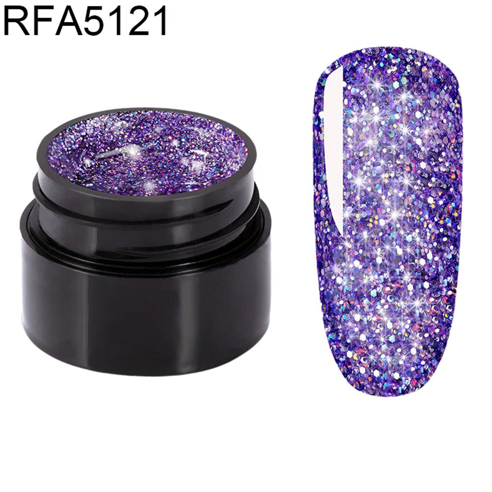 Buy Fancystyle Glitter Sequin Nail Polish Shiny Soak Off Varnish at ...