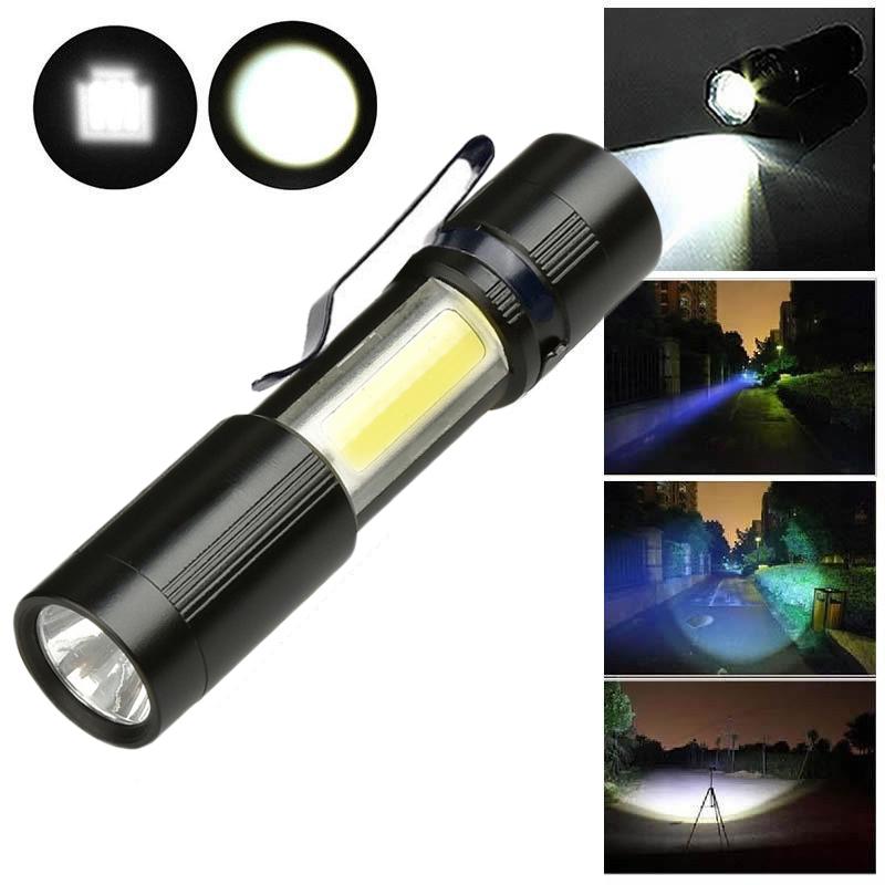 Buy Mini Hard Light Lantern LED Flashlight Torch Ultrafire Zoomable ...
