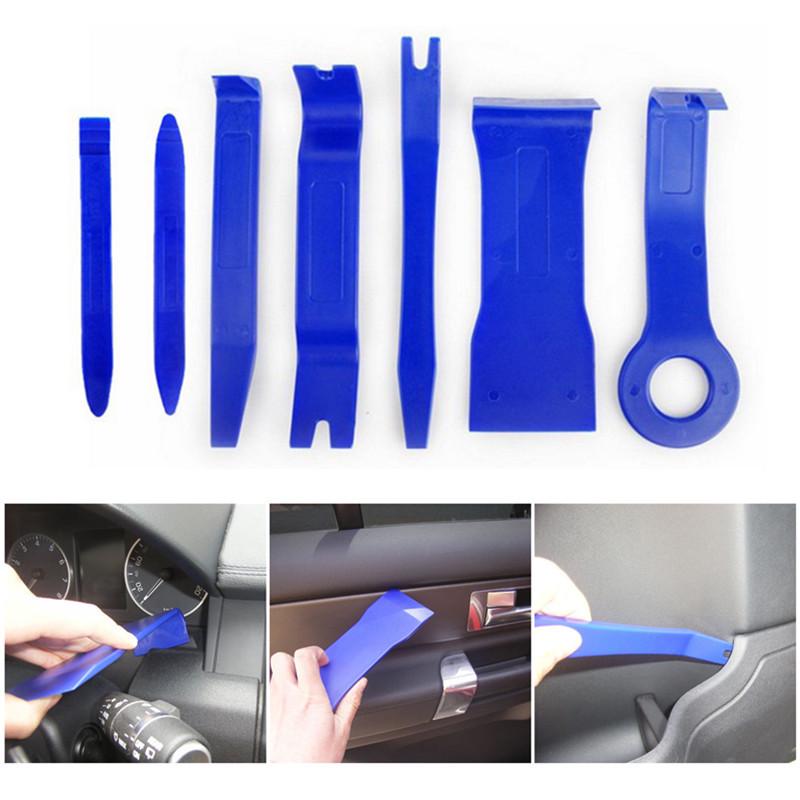 Buy 7Pcs/Set Tool Set Plastic Car Repair Tool Voiture Inside Door Plank ...