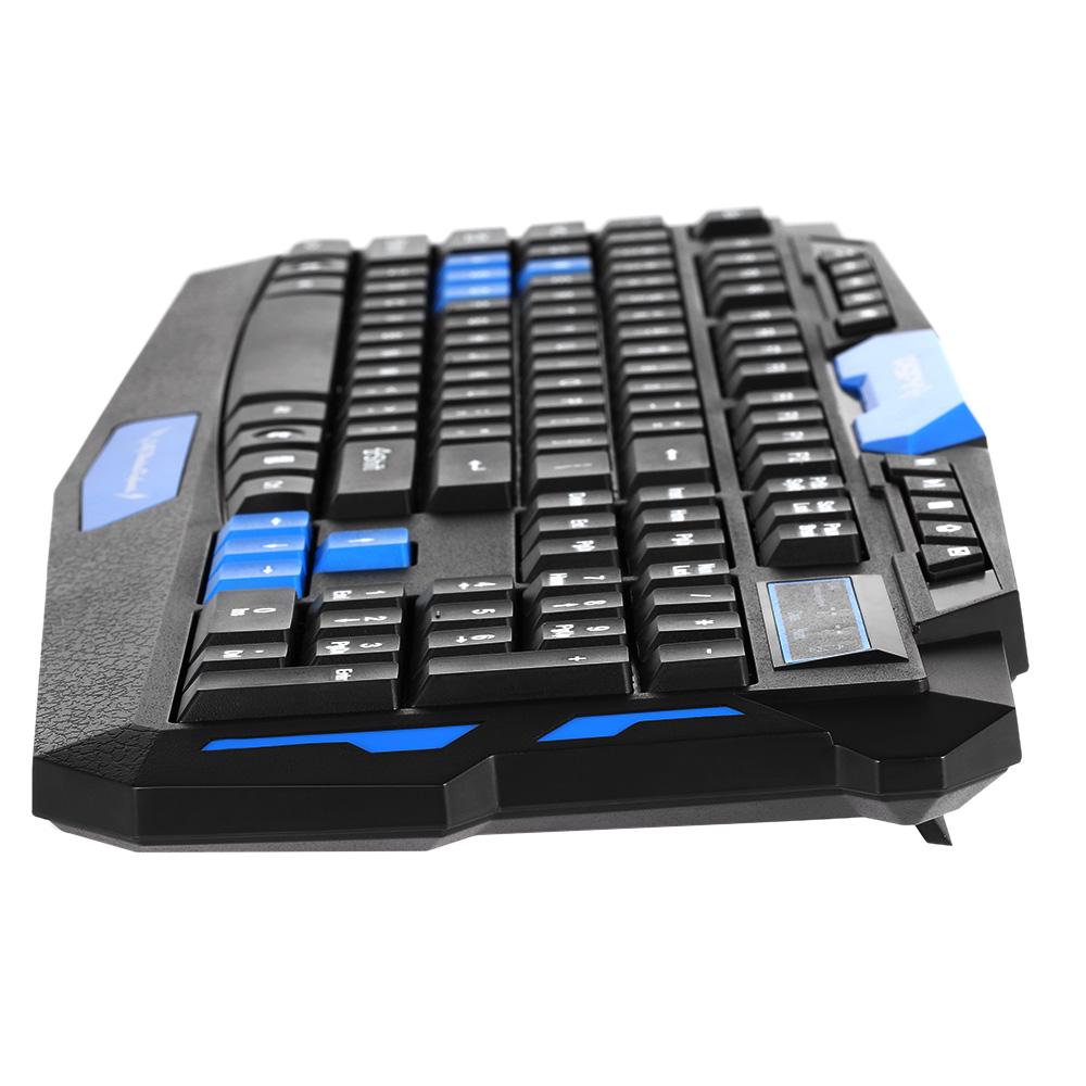 DSFY 2.4GHz Wireless Gaming Keyboard Mouse Combo 19 Keys Anti-ghosting ...
