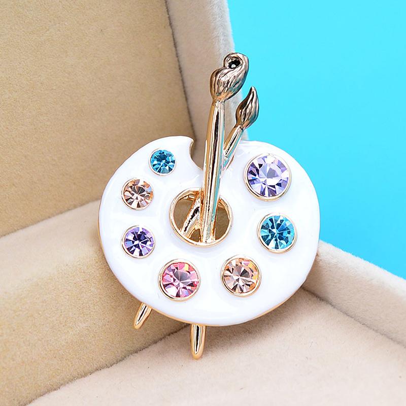 Buy Draw Palette Brooch Creative Pins And Brooches Women And Men Pin 2 ...